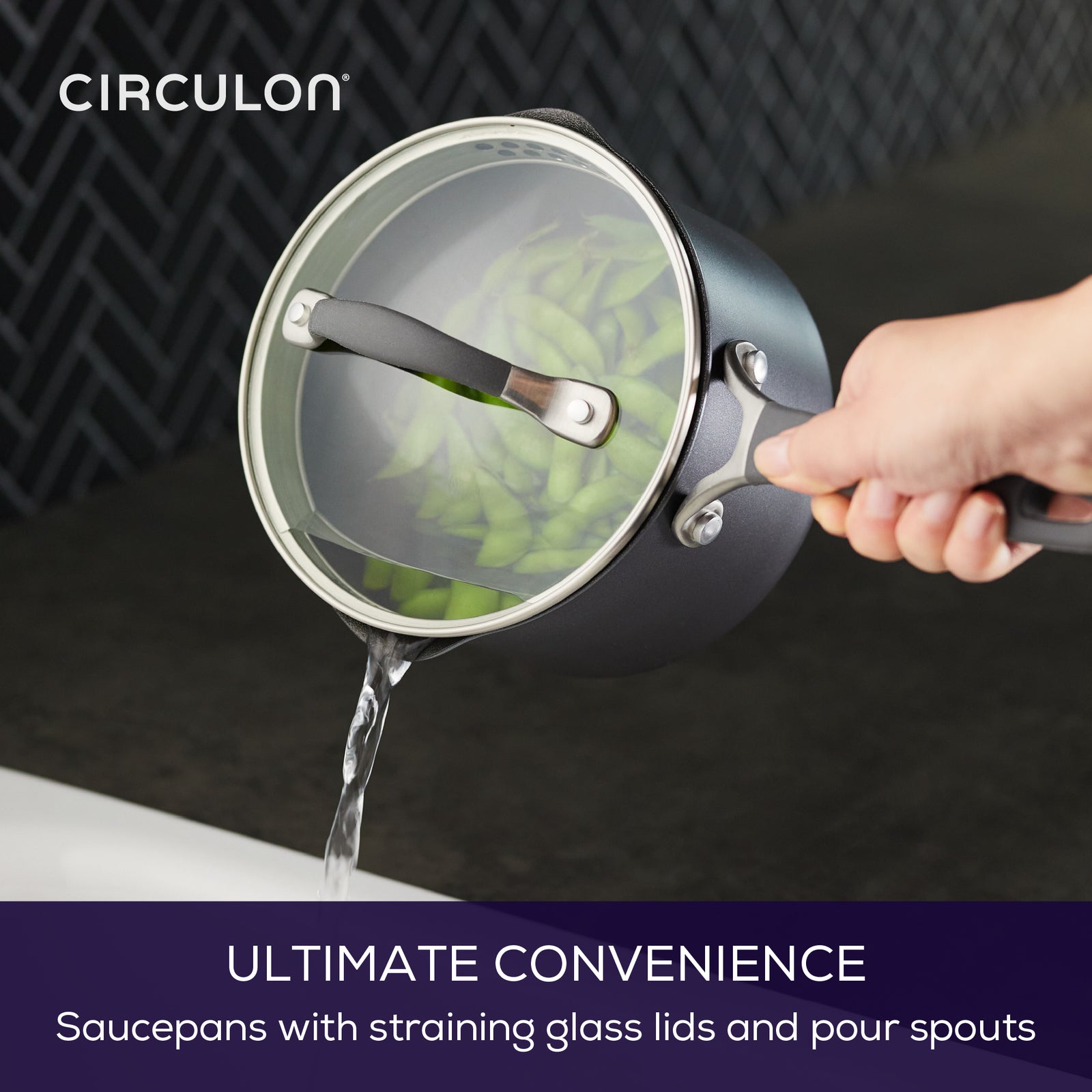 ScratchDefense Extreme Non-Stick Saucepan & Lid Set: 3 Sizes | Circulon ...