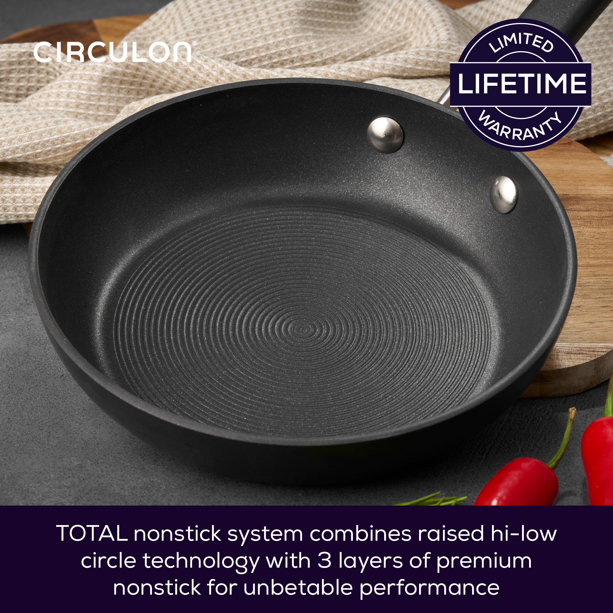 Premier Professional Non Stick Small Skillet 20cm